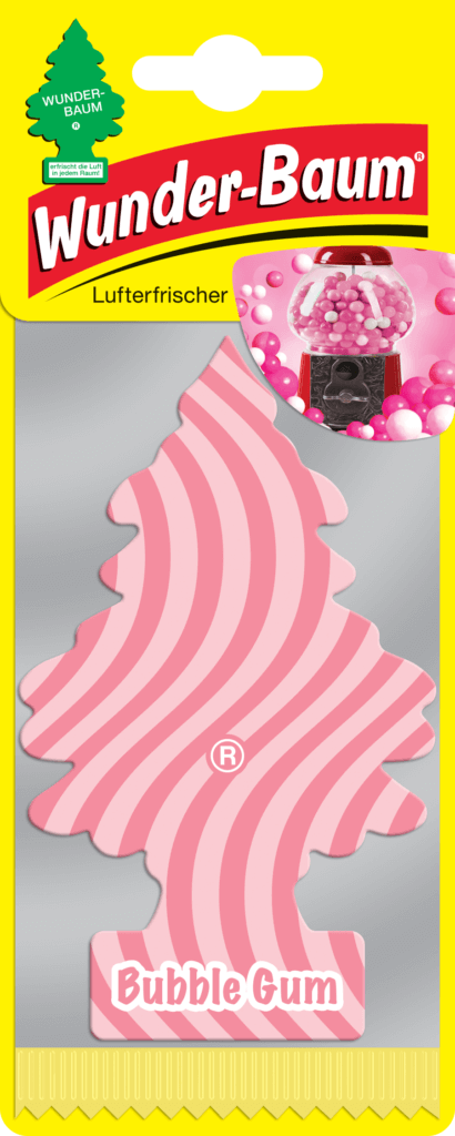 WUNDER-BAUM Tree Bubble Gum gaisa atsvaidzinātājs, 5g | WB65 - savsauto.lv